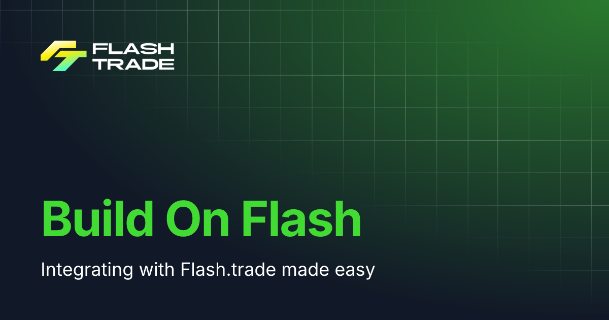 Build On Flash | Flash Trade